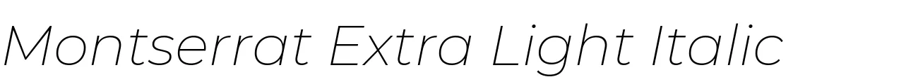 Montserrat Light字体下载和授权服务-字觅网
